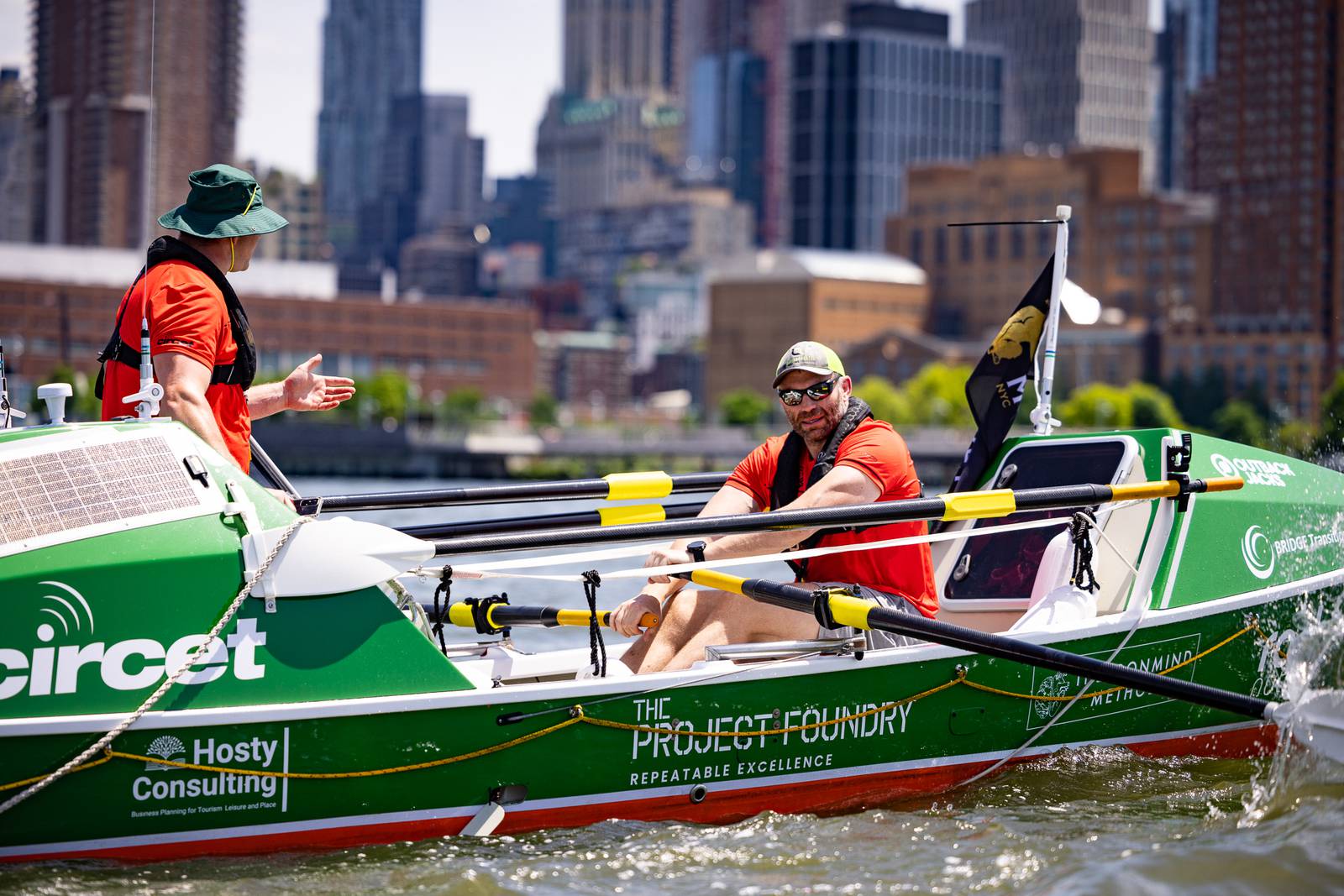 112 days of rowing across Atlantic from New York » Rowers Choice